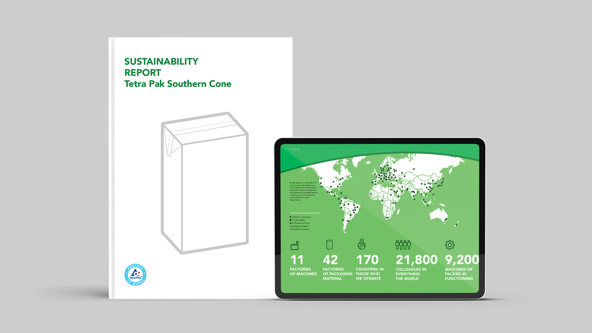 Sustainability Report Design - International design agency - 2023